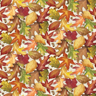 Riley Blake Covered Bridges in Fall C16215 MULTI Fall Leaves Multi ...