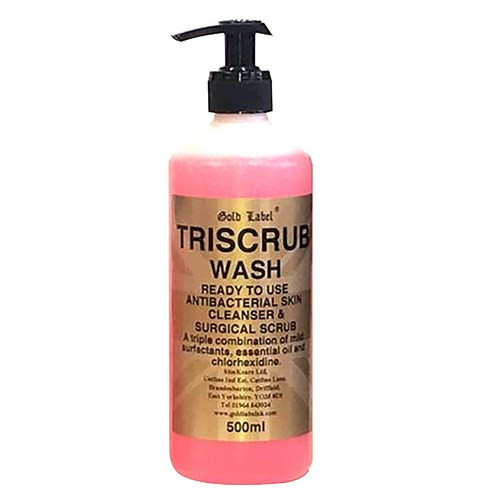 Gold Label Triscrub Wash - 500ml - Derby Equestrian Country Store