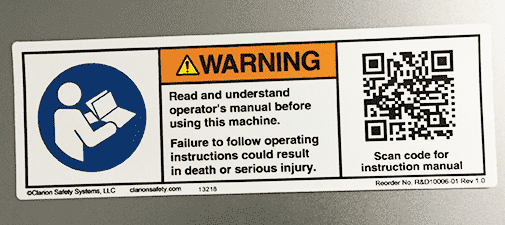 Safety Labels & Signs | Clarion Safety Systems