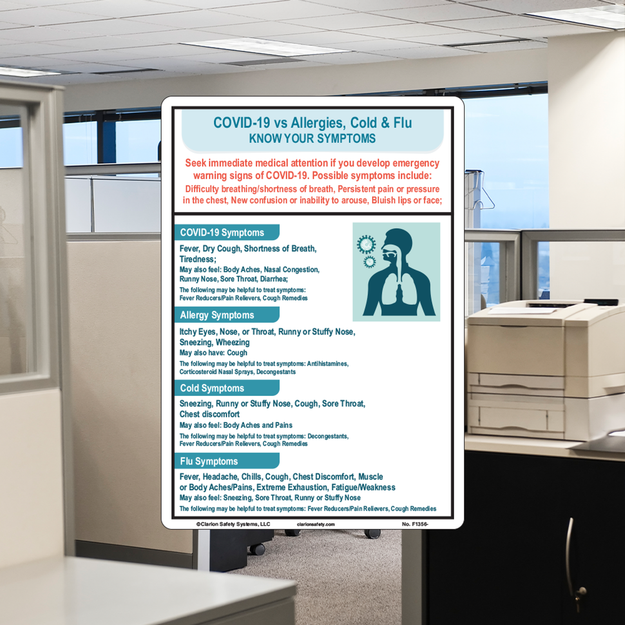 COVID-19 Safety Labels and Signs | Clarion Safety Systems