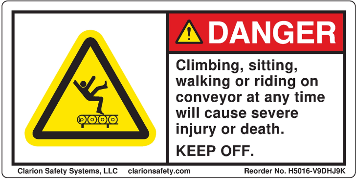 Safety Labels by Clarion Safety: ANSI/ISO/OSHA Compliant