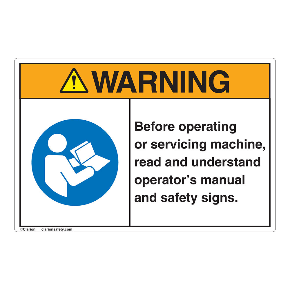 Warning/Before Operating (EMC 37 ) Label
