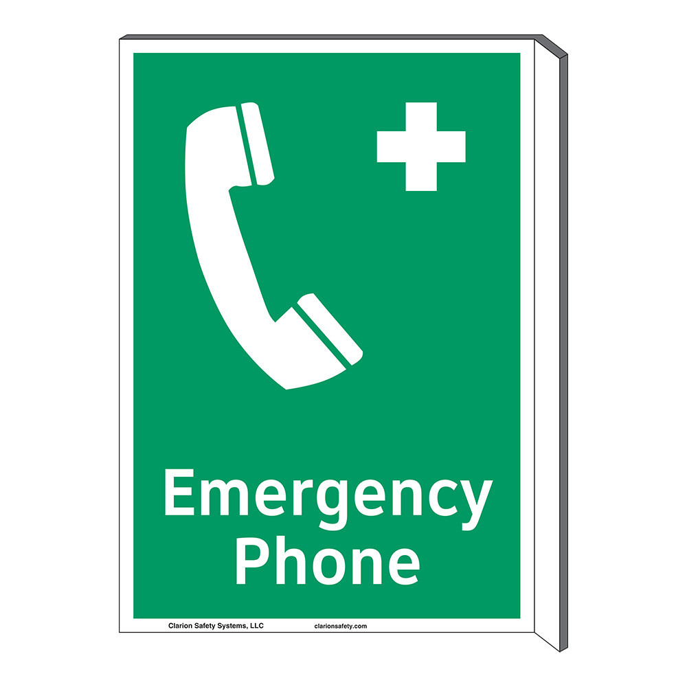 Emergency Phone Signs | Clarion safety Systems