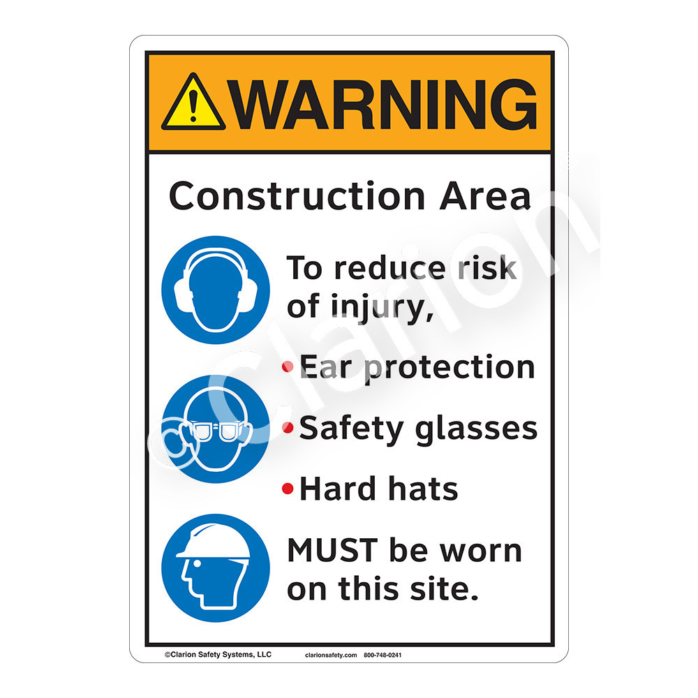 Multiple PPE Signs | Clarion safety Systems