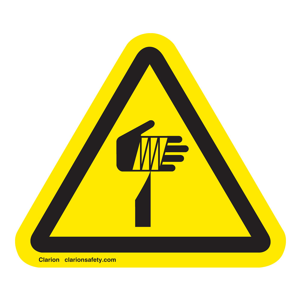 Cutting Hazard Safety Labels | Clarion Safety Systems