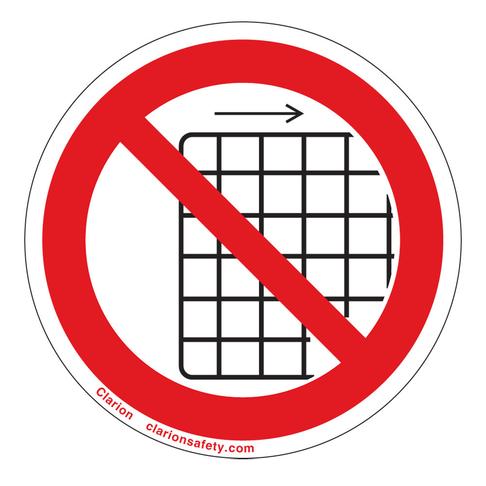 Cutting Hazard Safety Labels | Clarion Safety Systems