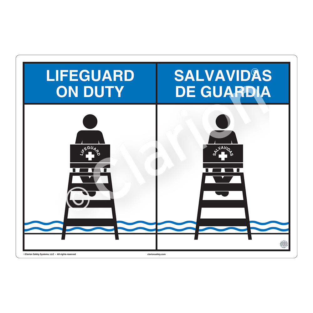 Lifeguard Signs | Clarion Safety Systems