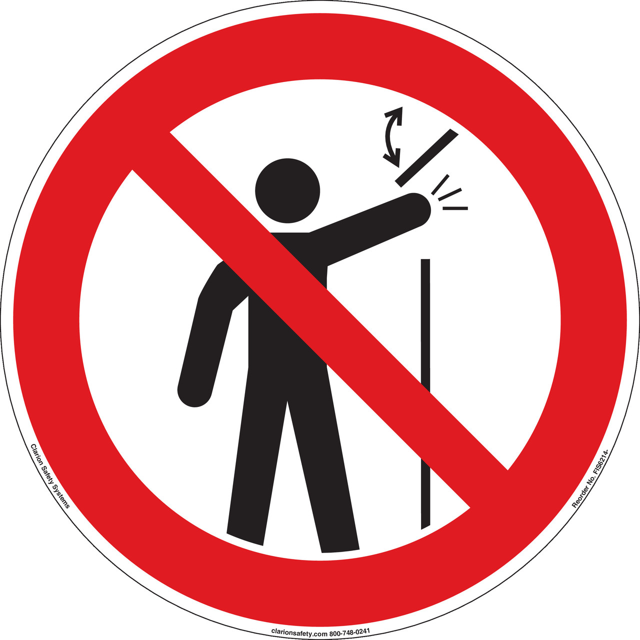 Do Not Reach Under (FIS6214-) | Clarion Safety Systems
