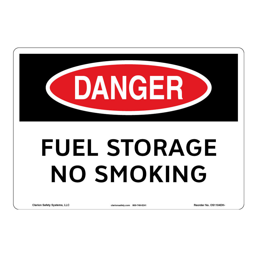 Danger/Fuel Storage Sign (OS1104DH-) Sign