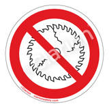 Cutting Hazard Safety Labels | Clarion Safety Systems