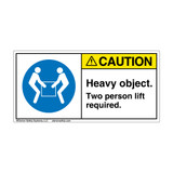 Caution/Heavy Object (H5101-RACH) Label