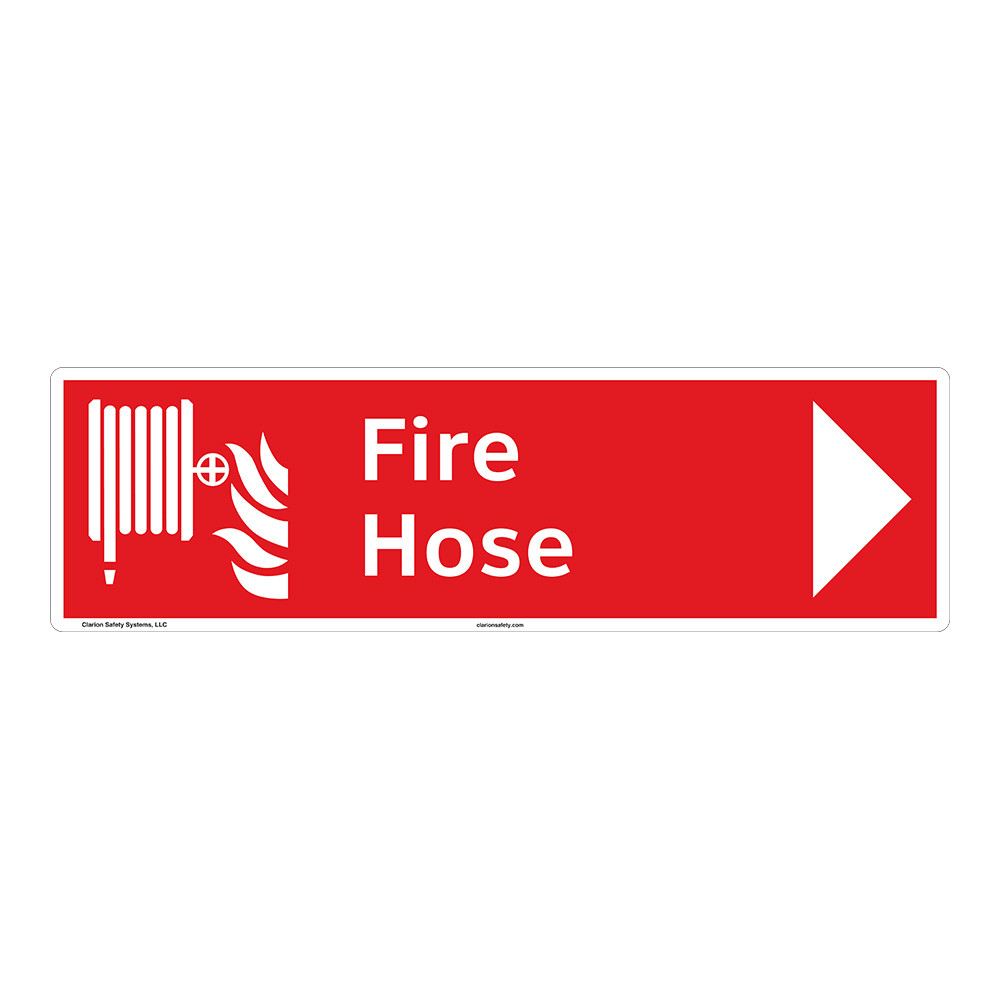 Fire Hose Signs | Fire Hose Location Sign | Clarion Safety Systems LLC