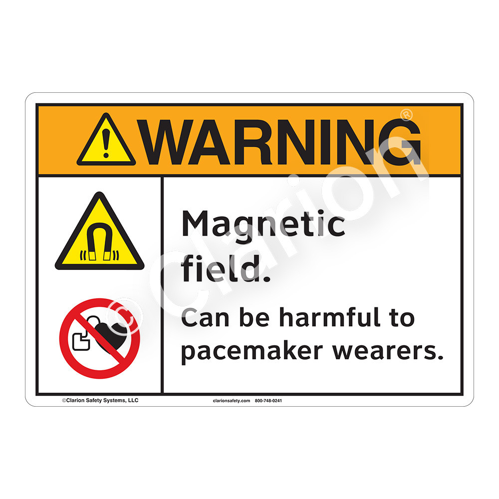 Warning/Magnetic Field (F1234-) Sign