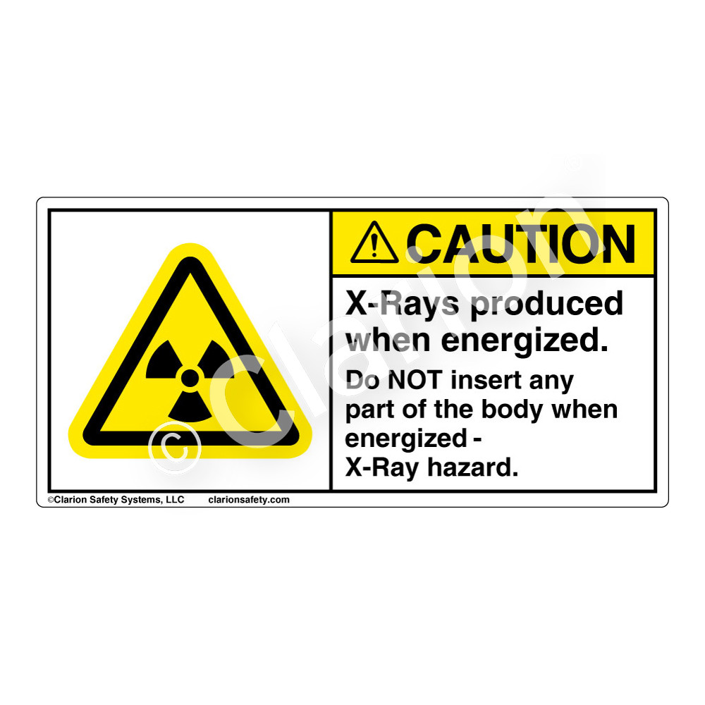 Radiation (UV, IR and RF) Labels | Clarion Safety Systems