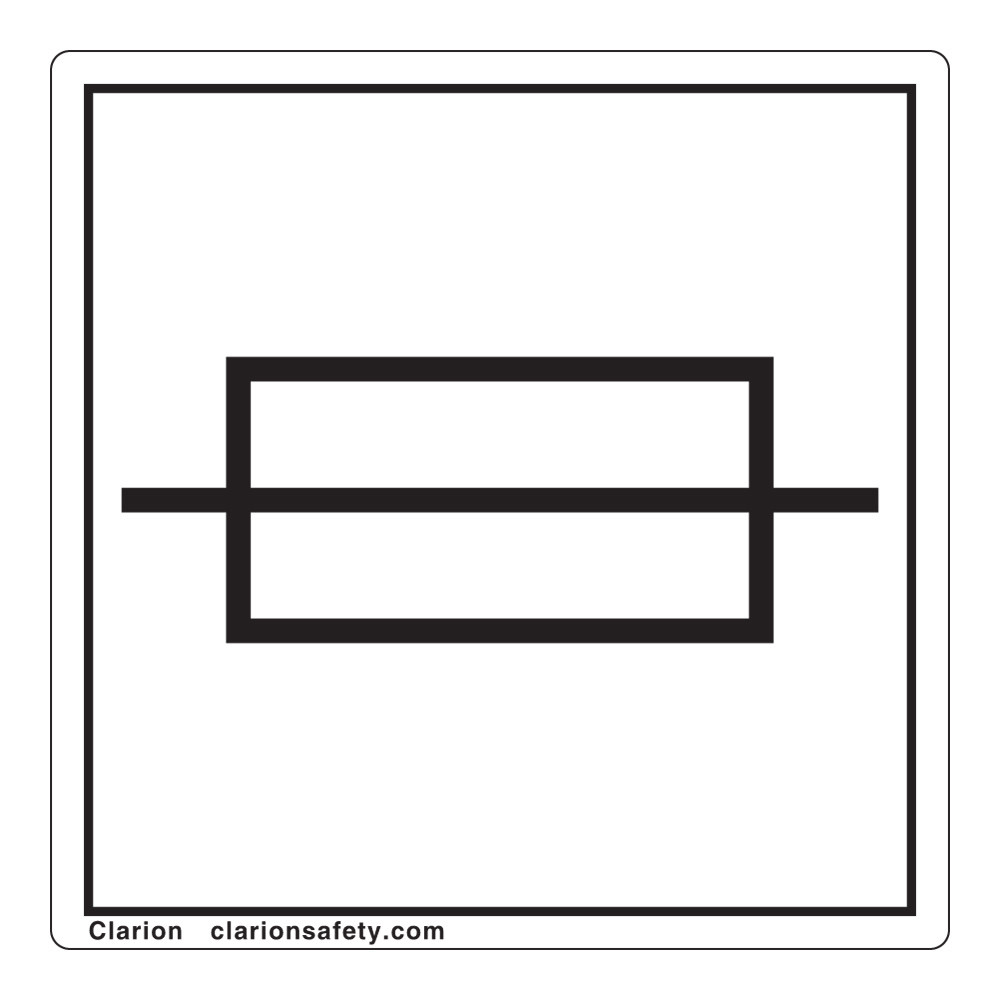 Fuse (IEC5016a-) Label