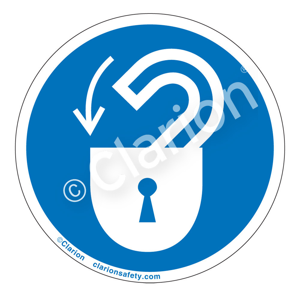 Insert Safety Lock (IS6013-) Label