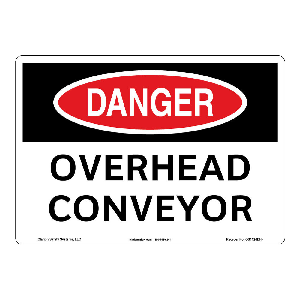 Safety Signs for Conveyor Equipment