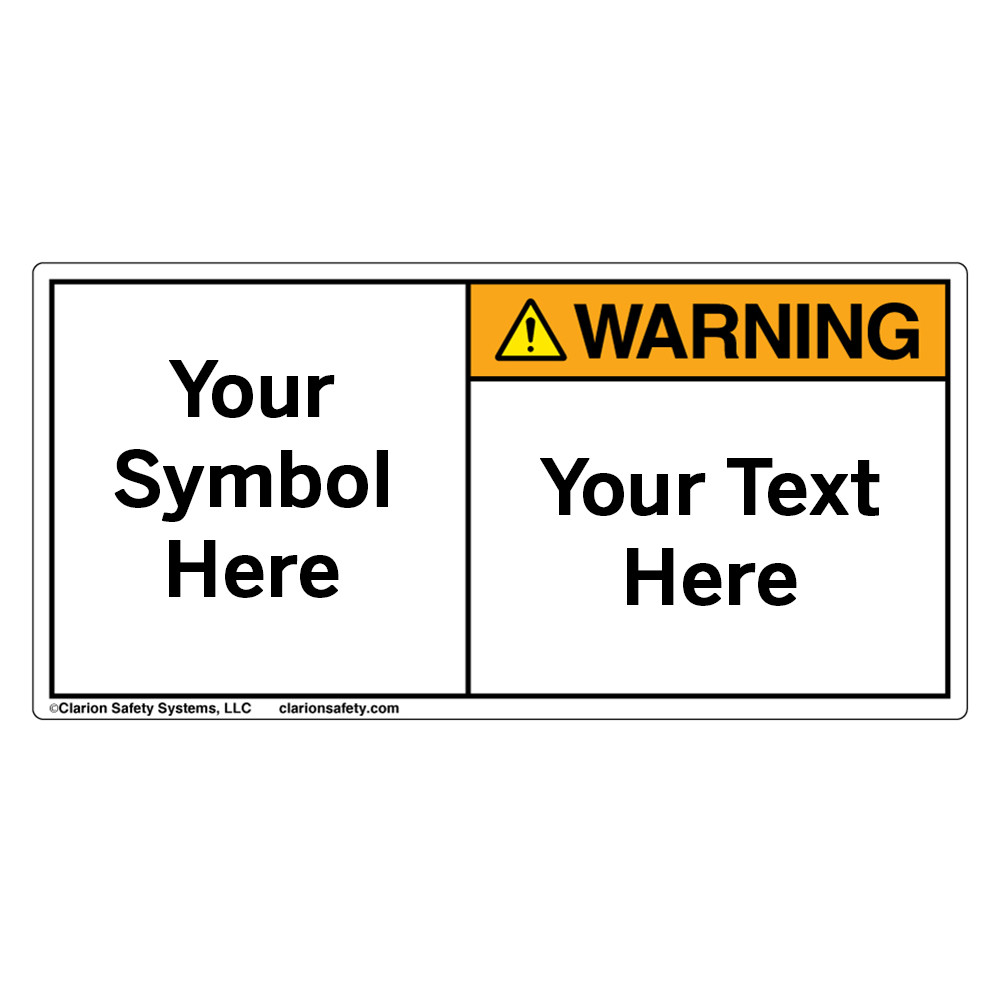 Custom Warning Labels | Clarion Safety Systems