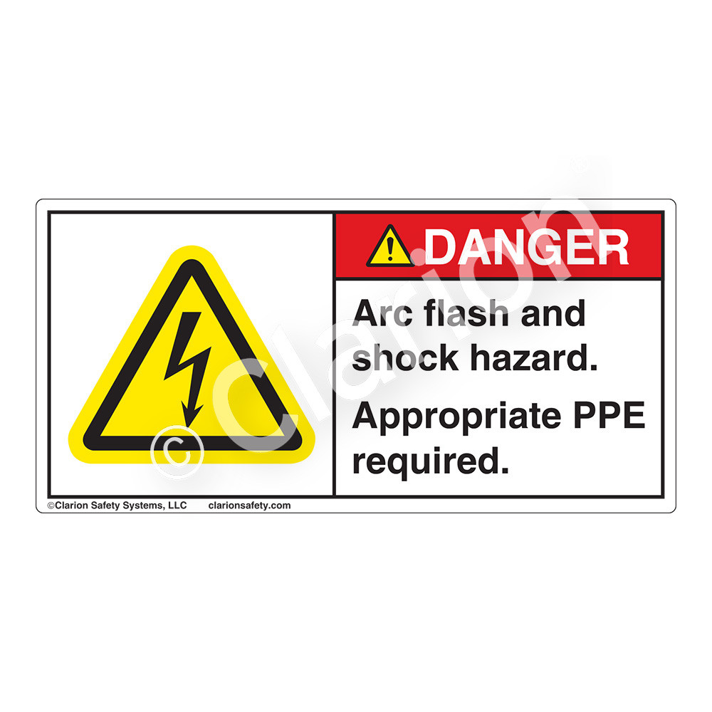 Arc Flash Safety Labels | Clarion Safety Systems