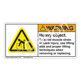 Lift Hazard Labels | Clarion Safety Systems