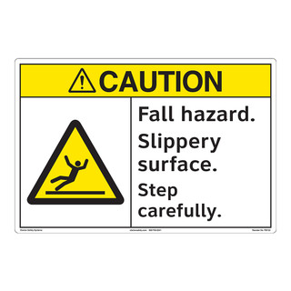 Slip, Trip and Fall Signs | Clarion Safety Systems