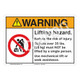 Lifting and Maximum Load Signs | Clarion safety Systems