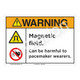 Warning/Magnetic Field (F1234-) Sign