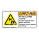 Cutting Hazard Safety Labels | Clarion Safety Systems