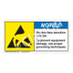 Electrostatic Discharge Safety Labels | Clarion Safety Systems