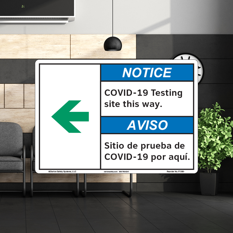 COVID-19 Safety Labels and Signs | Clarion Safety Systems