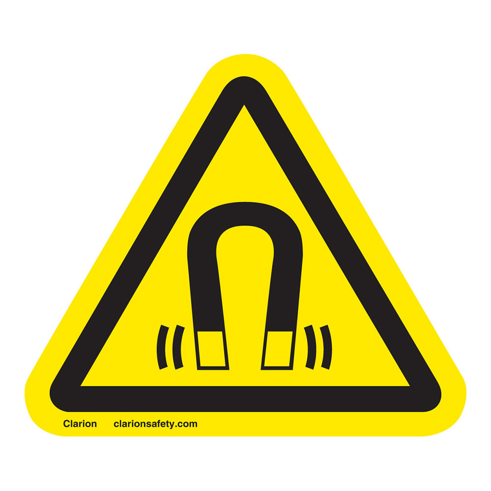 Magnetic Hazard Safety Labels | Clarion Safety Systems