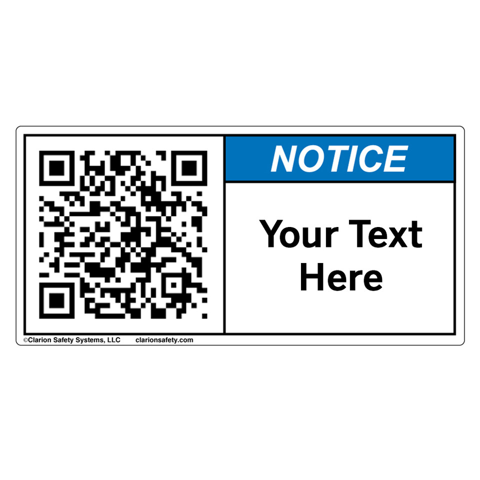 Custom Safety Labels | Clarion Safety Systems