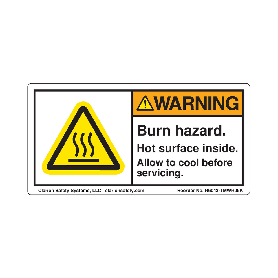 Warning/Burn Hazard (H6043-TMWHJ9K)