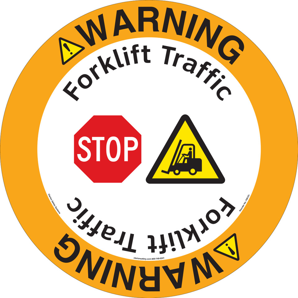 Forklift Labels and Signs | Clarion Safety Systems