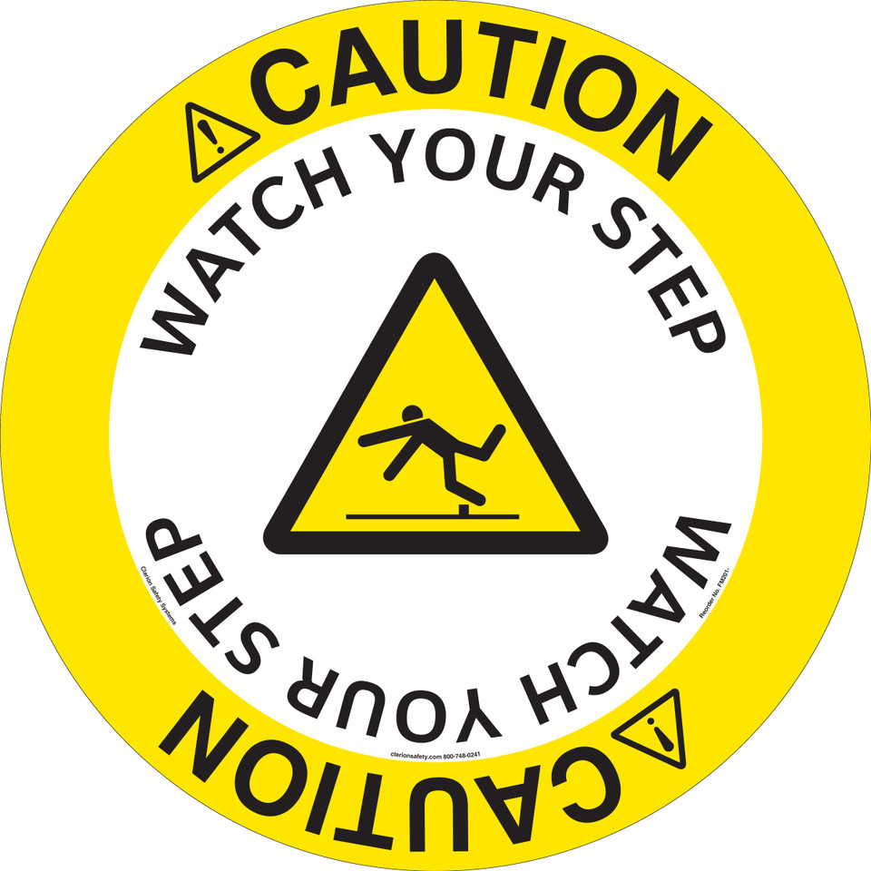 Slip, Trip and Fall Signs | Clarion Safety Systems