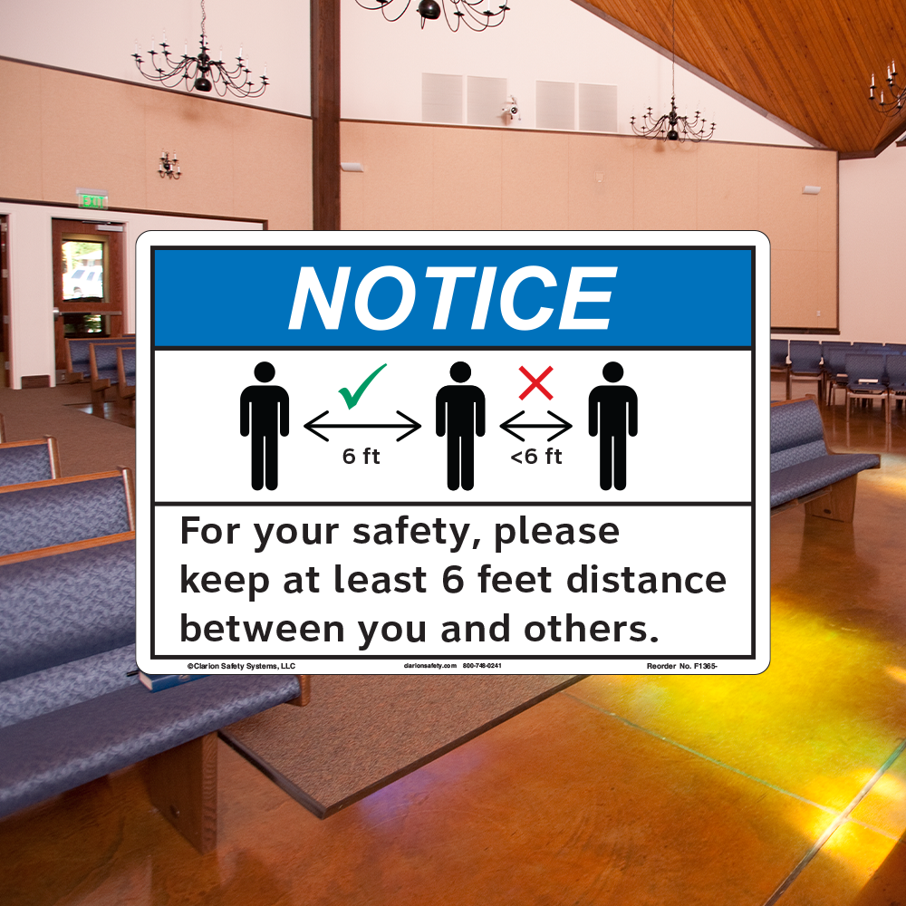 COVID-19 Safety Labels and Signs | Clarion Safety Systems