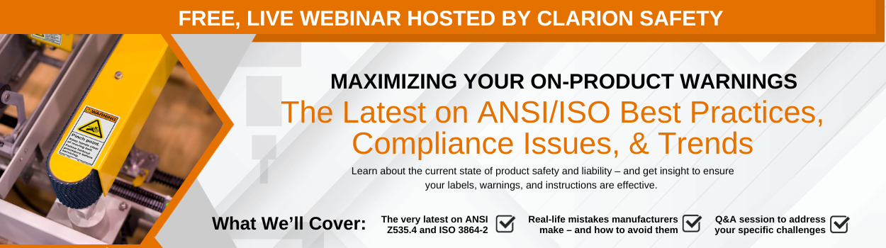 Clarion Safety Live Webinar
