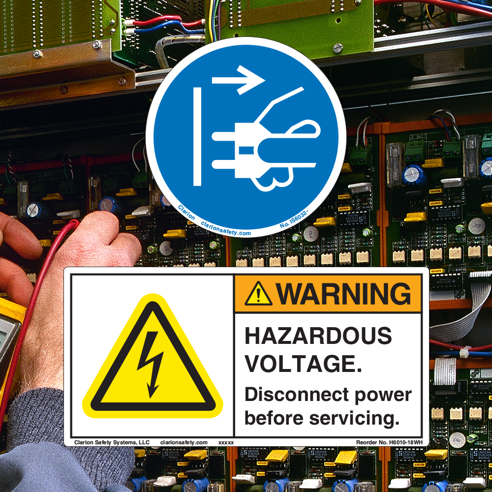 Electrical Hazard Safety Labels | Clarion Safety Systems