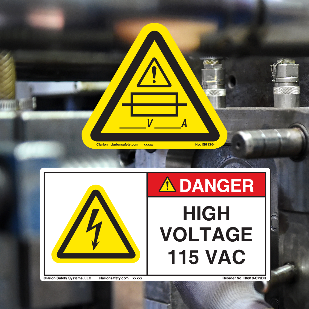 Electrical Hazard Safety Labels | Clarion Safety Systems