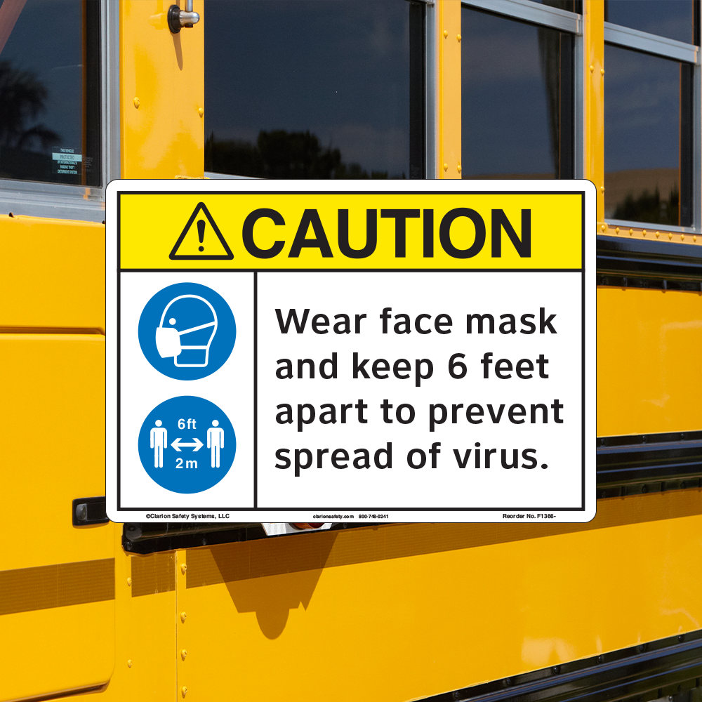 COVID-19 Safety Labels and Signs | Clarion Safety Systems