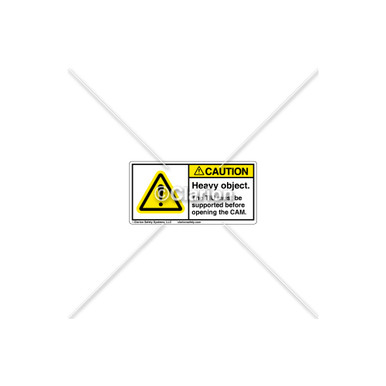 Caution/Heavy Object (C1169-07) label