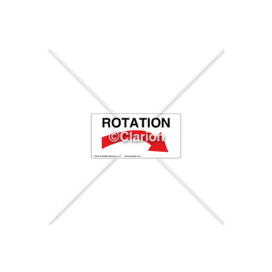 Rotation Arrow (8519-01HPL) label
