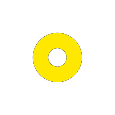 Emergency Stop (60mm Circle w/22.5mm Hole)(ES60-22.5B) Label
