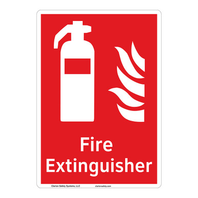 Fire Extinguisher (F1001-) Sign