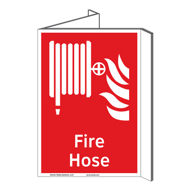 Fire Hose (F1016P-) Sign