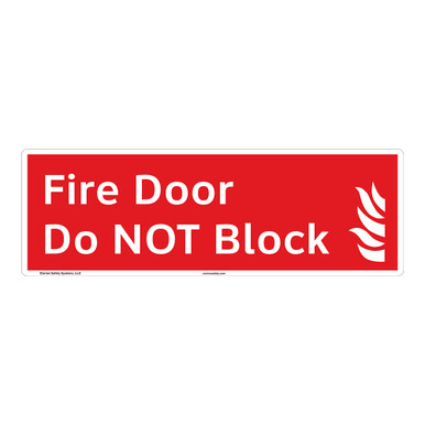 Fire Door (F1023-) Sign
