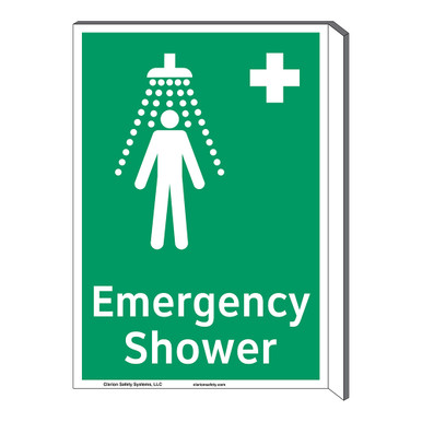 Emergency Shower (F1038F-) Sign