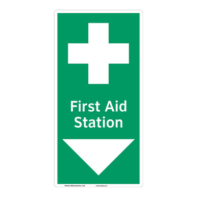 First Aid Station (F1057-) Sign