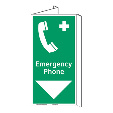 Emergency Phone (F1072P-) Sign
