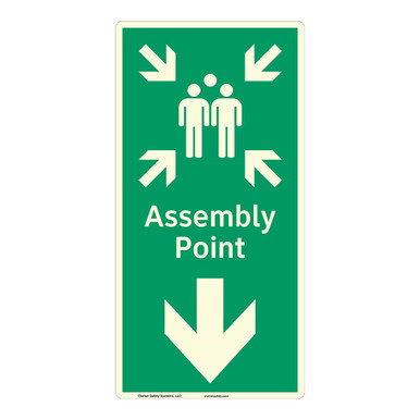 Assembly Point (F1091-) Sign